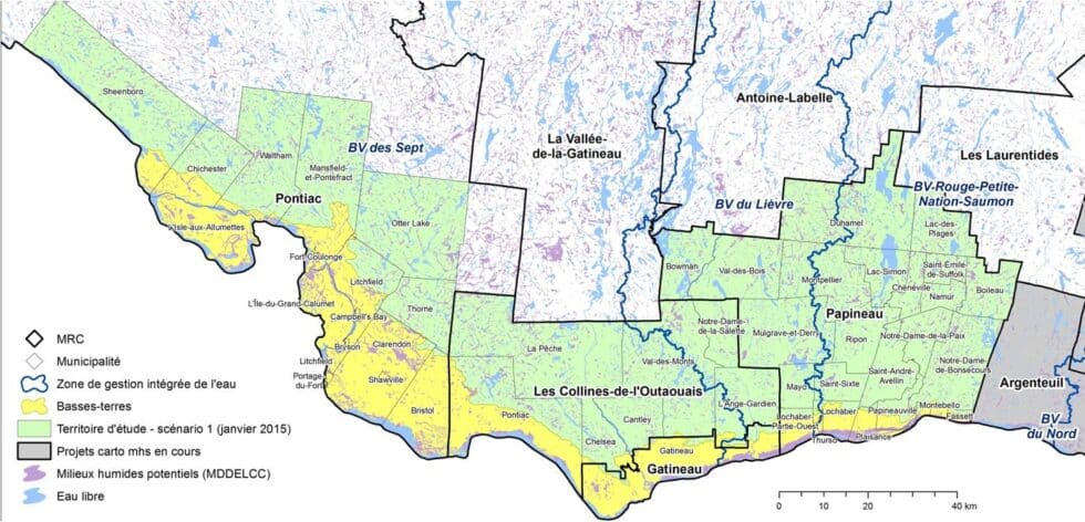 Cartographie détaillée des milieux humides en Outaouais avec Canards ...